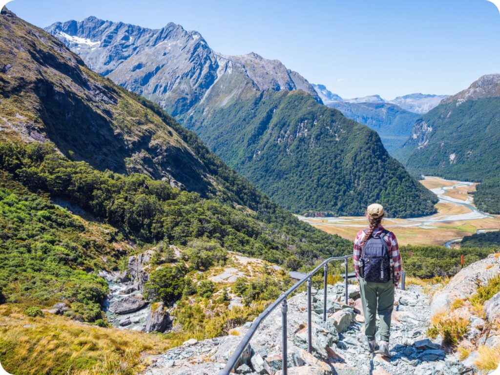 Day Hike – Routeburn Track (Routeburn Falls & Hut)